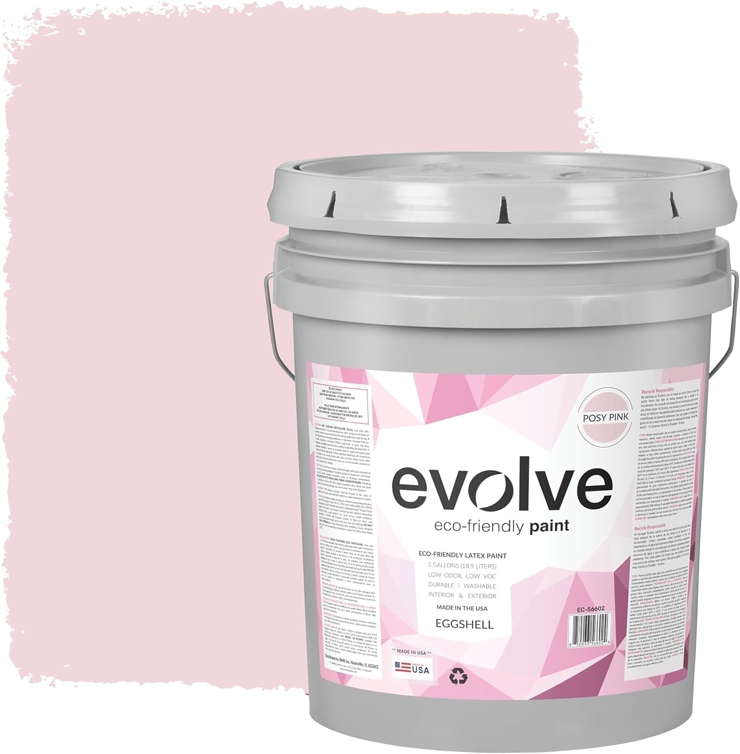 Evolve Latex Paint and Primer, Interior and Exterior Paint, Eggshell ...