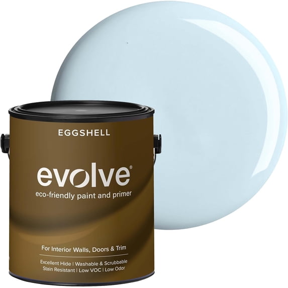 Evolve Paint & Primer Sky Blue: Indoor & Outdoor Latex Eggshell Finish ...