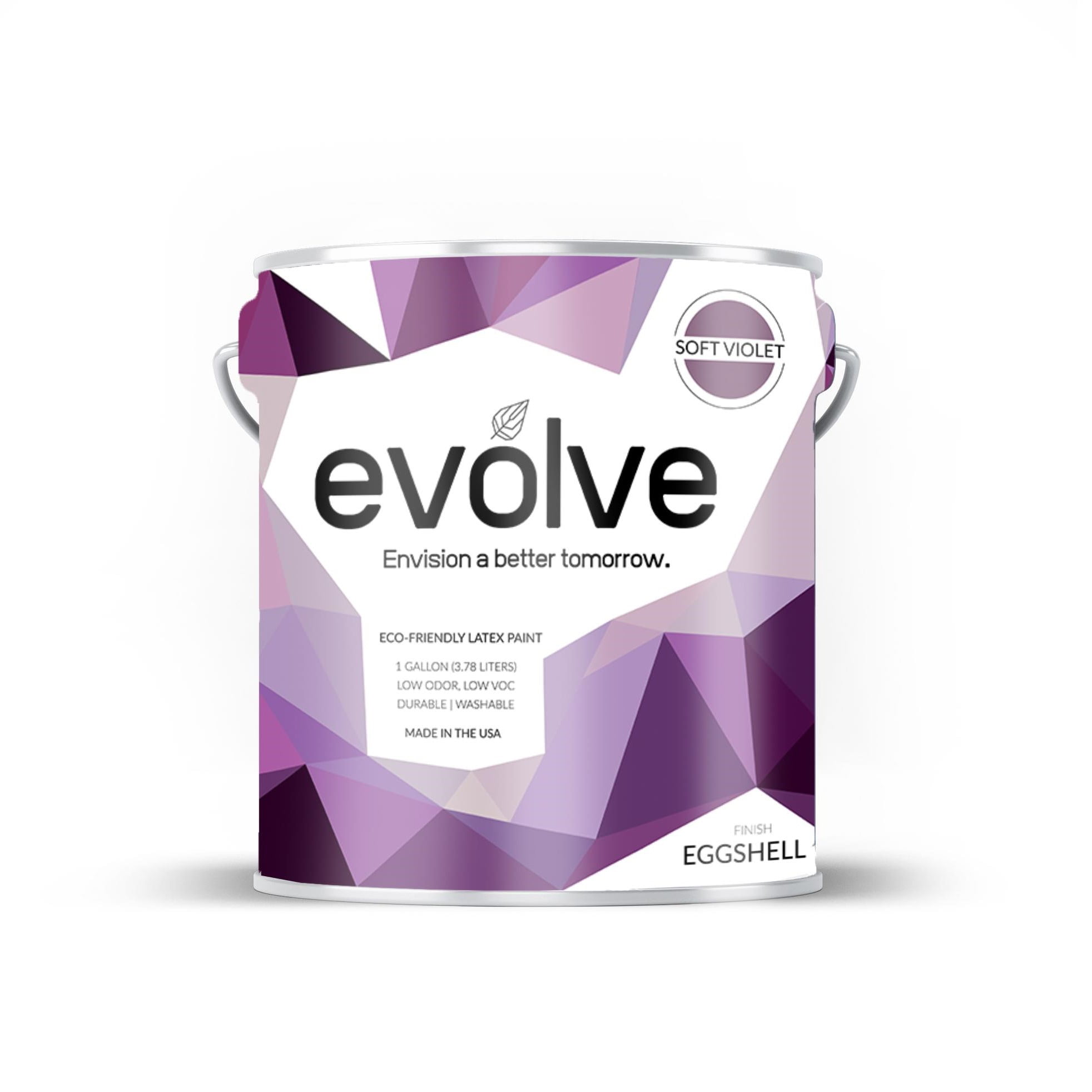 Evolve Interior Exterior Latex Eggshell Finish Soft Violet (1G) - Walmart.com