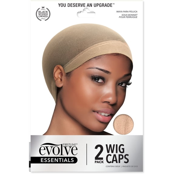 Evolve Wig Cap Neutral 2 Pack - Walmart.com