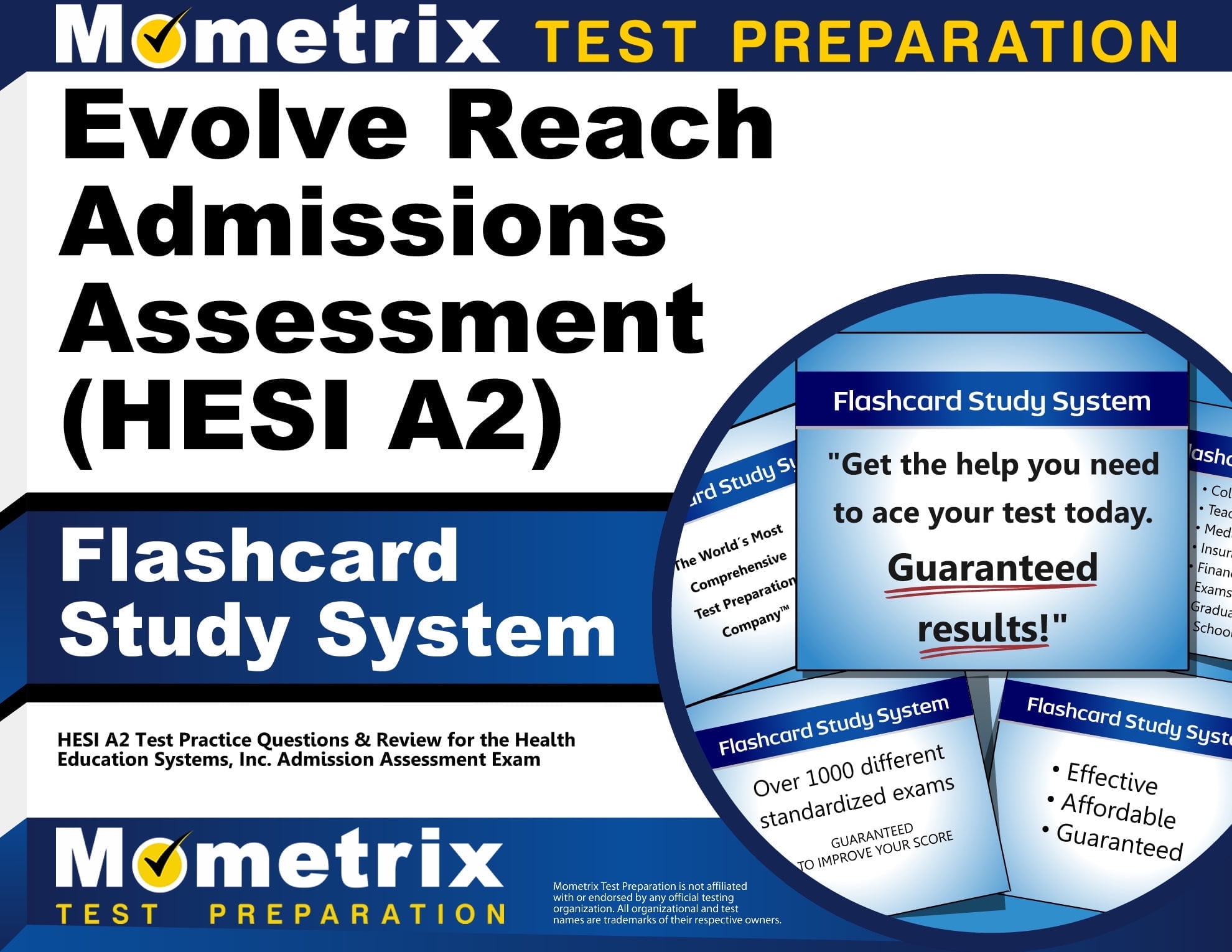 Evolve Reach Admission Assessment (HESI A2) Flashcard Study System ...