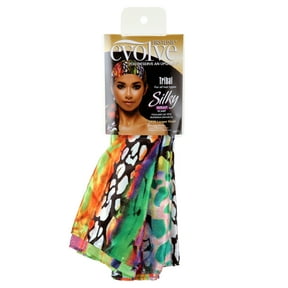 Evolve Satin Edge Wrap Scarf Protects Edges Frizz Hair Coverage with ...