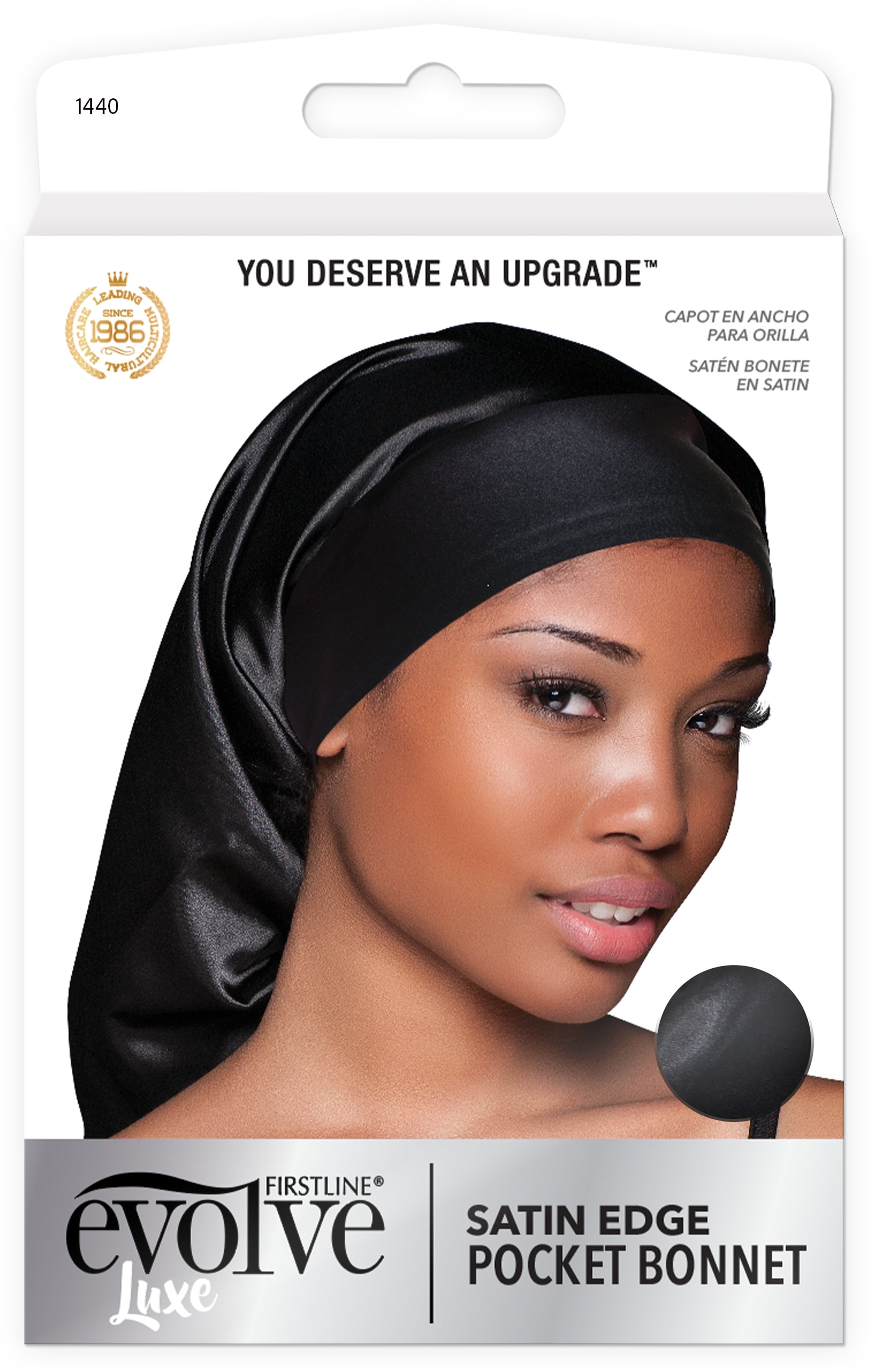 Evolve Satin Adjustable Drawstring Bonnet - Walmart.com