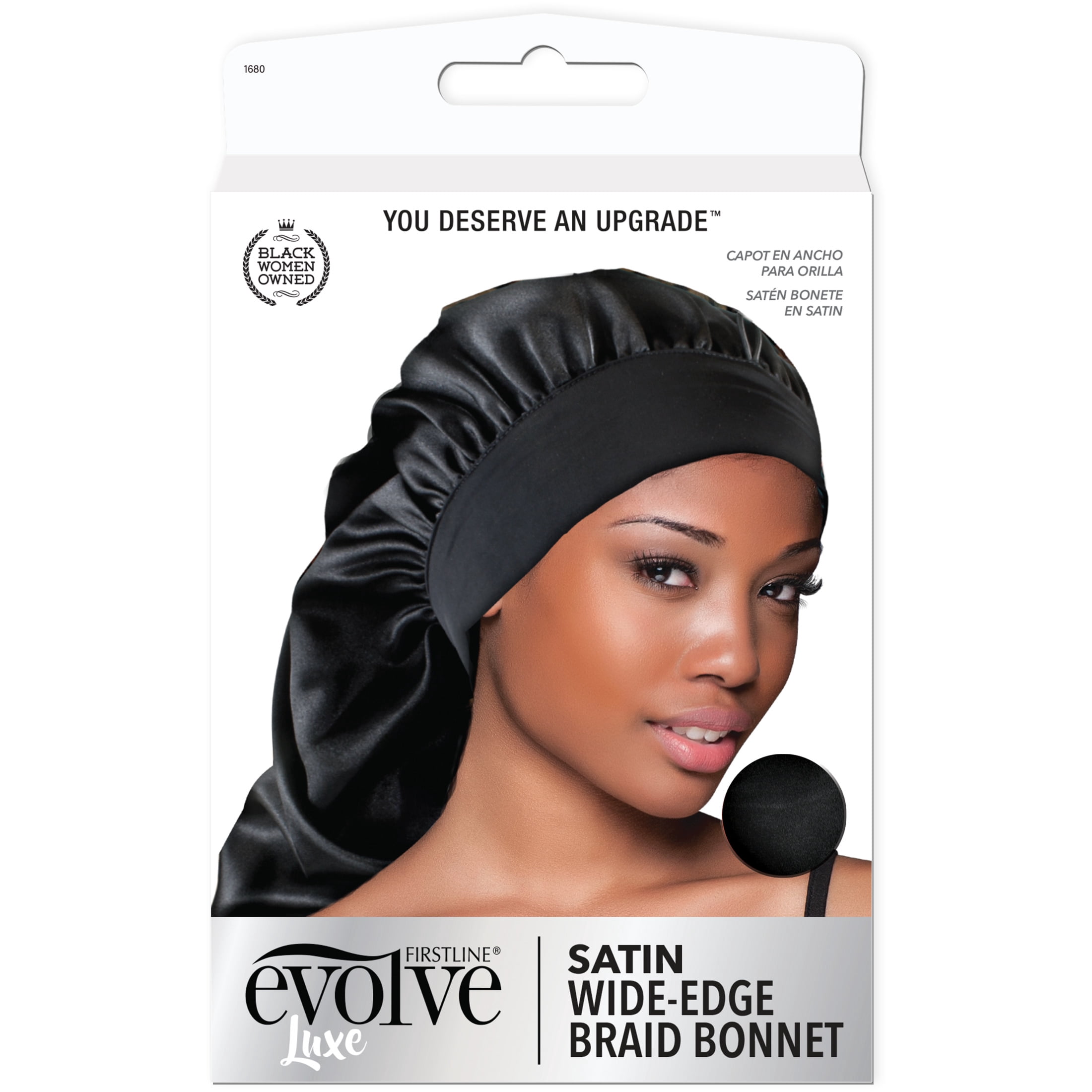 Evolve Large Satin Braid Bonnet, Full Coverage for Braids and Hair ...