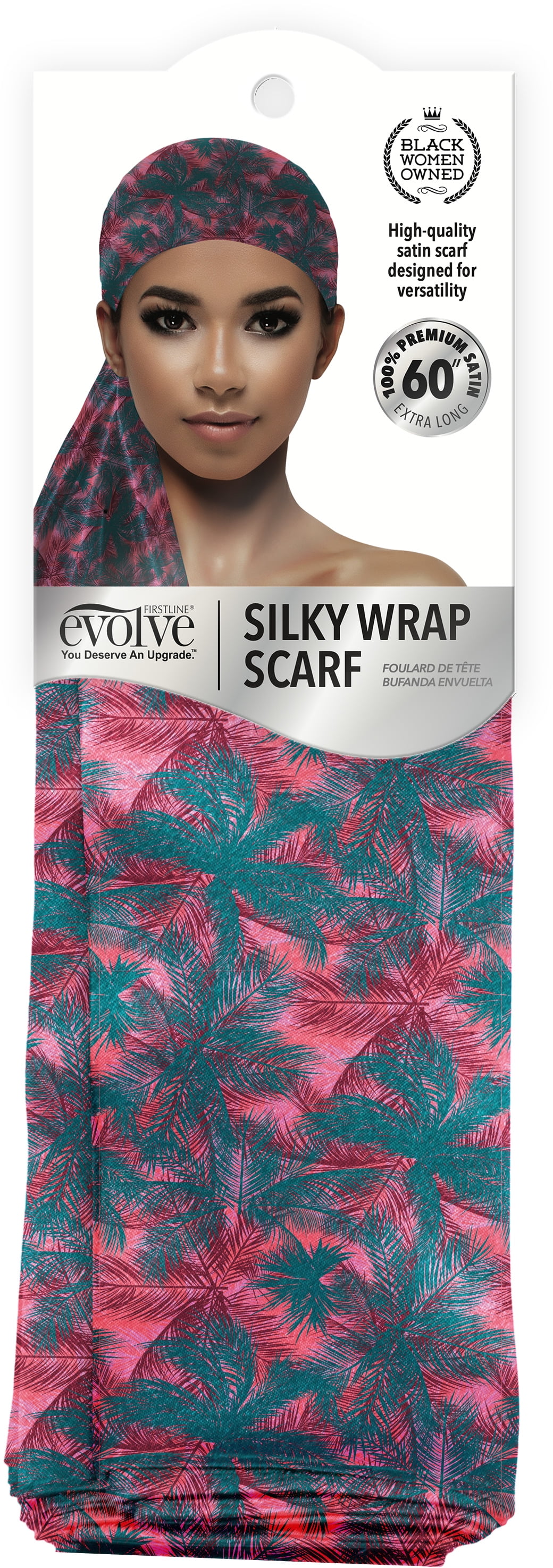 Evolve Silky Wrap Scarf - Poly-satin Headwear - Walmart.com
