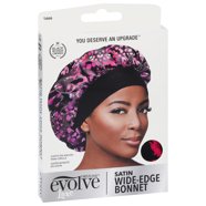 Evolve Luxe Satin Wide Edge Bonnet Black - Walmart.com