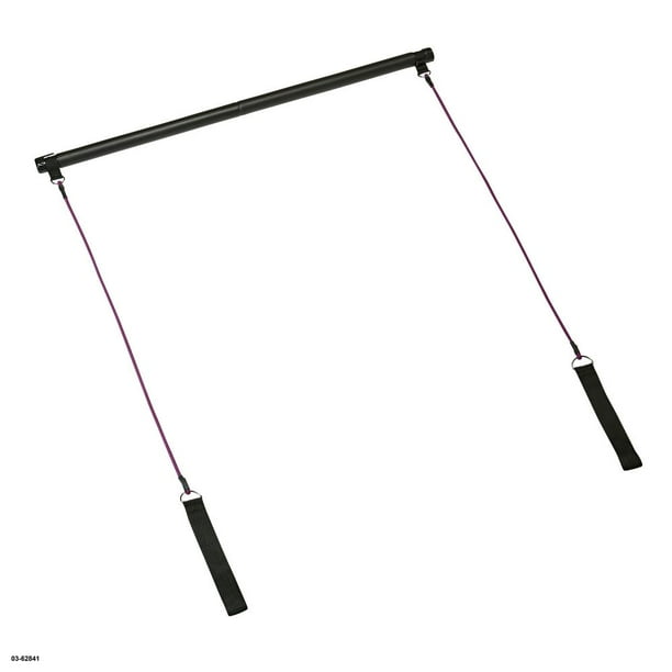 Evolve by Gaiam Portable Pilates Resistance Exercise Bar - Walmart.com