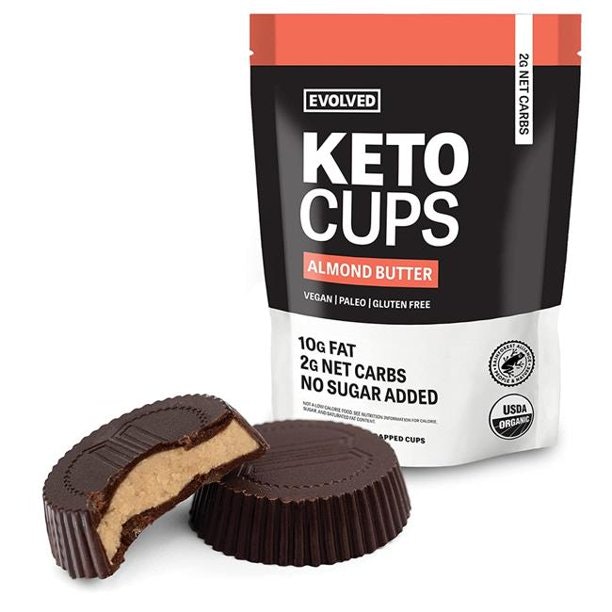 Evolved Chocolate Cups Chocolate Keto Almond Butter 4.93 oz (Pack Of 6 ...