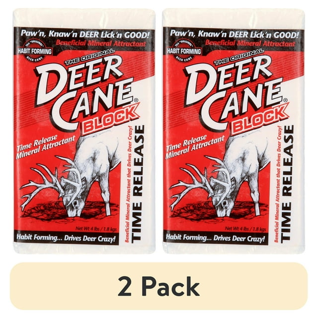 (2 pack) Evolve Deer Cane Block Adult Mineral Hunting Attractant ...