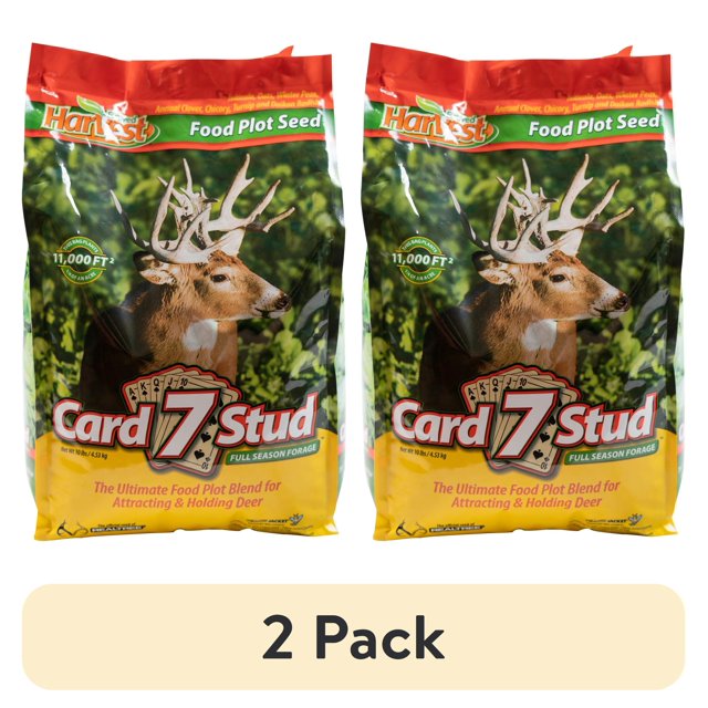 (2 pack) Evolved Harvest Card 7 Studâ ¢ Full Season Forage Food Plot ...