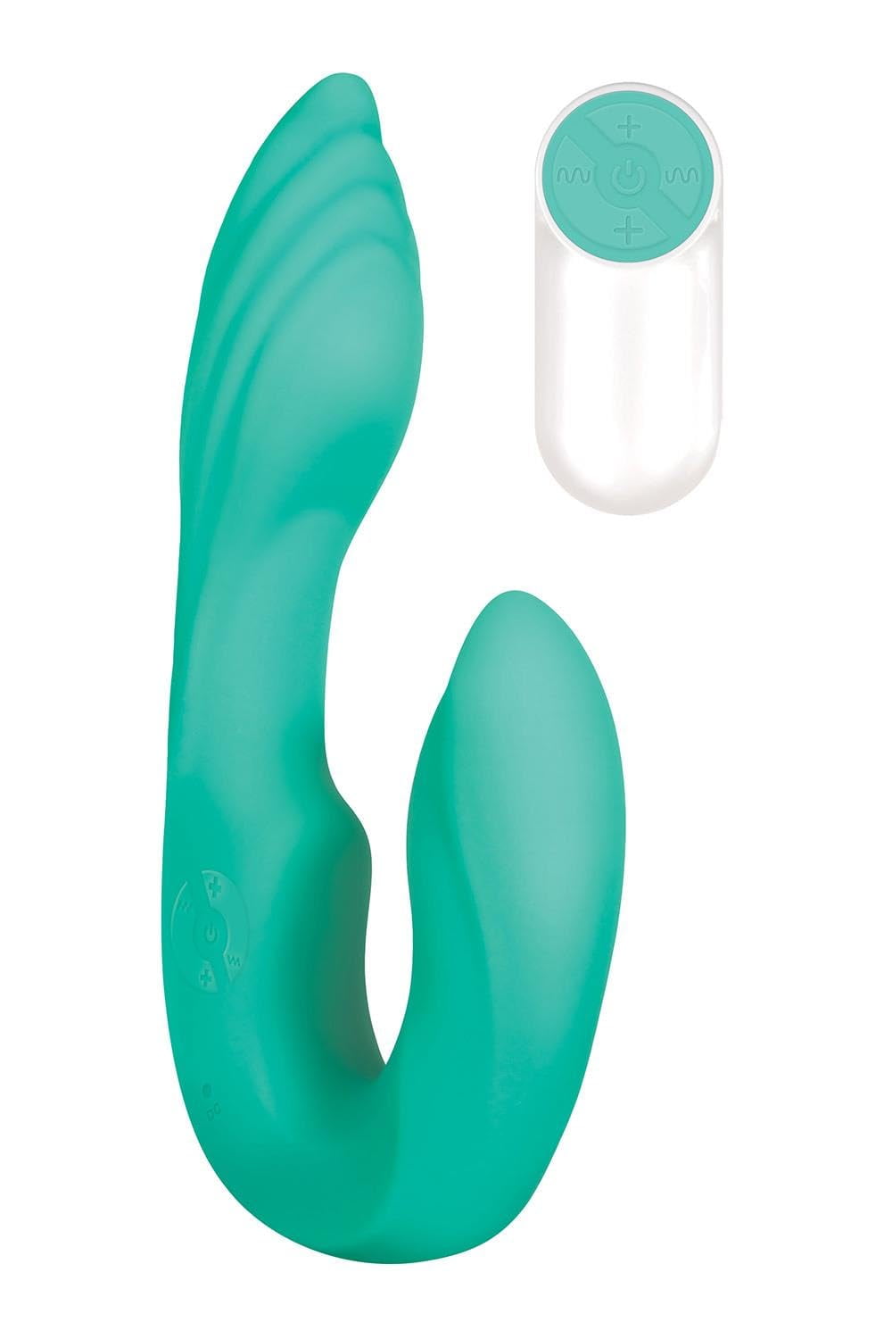 Evolved Novelties - Gender X - Strapless Seashell - Rechargeable Silicone Dual Vibrator with ...