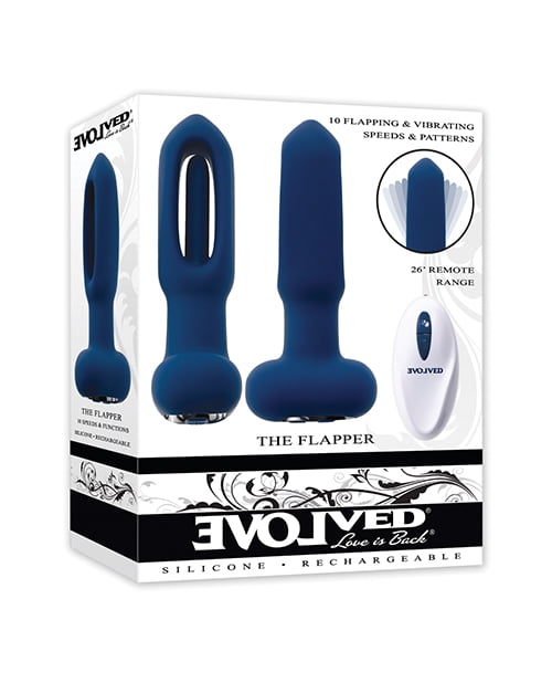 Evolved The Flapper Remote Controlled Clit Tickler Vibrator - Blue - Walmart.com