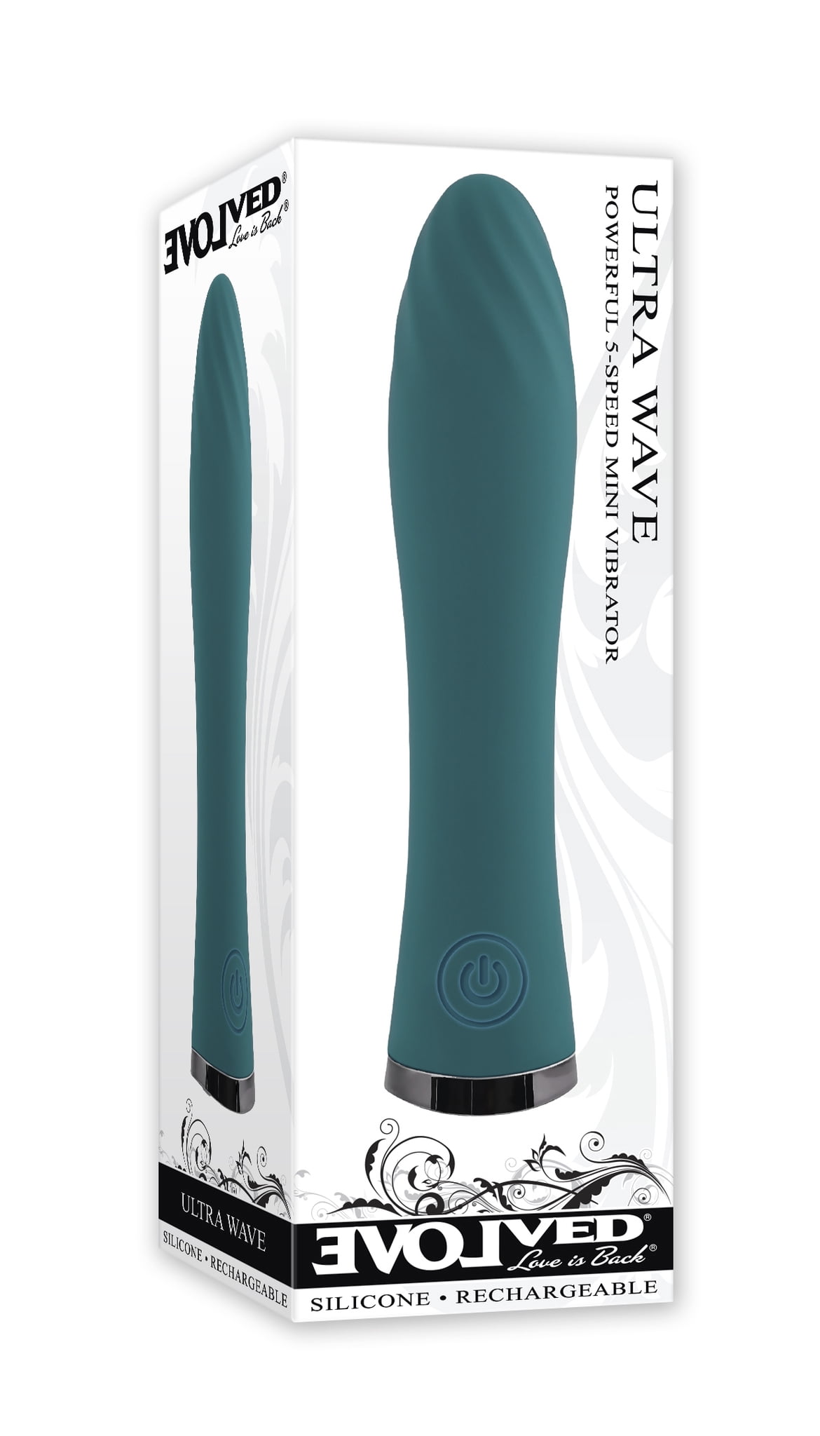 Evolved Ultra Wave Rechargeable Vibrator Teal - Walmart.com