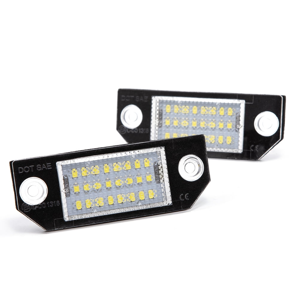 Evomosa 2PC 12V Car LED License Number Plate Light Lamps for Ford Focus ...