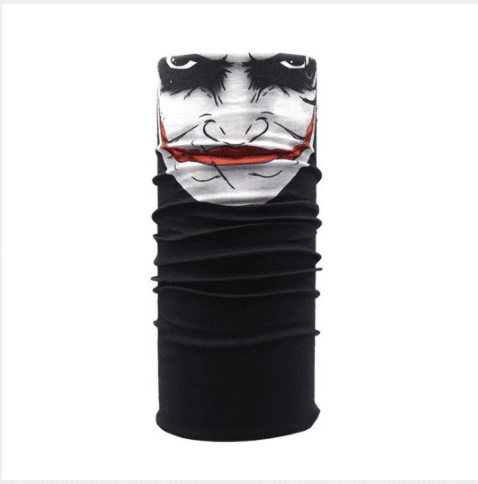 Evomosa Skull Face Ski Mask Unisex Biker Headband, Half Face Scarf ...