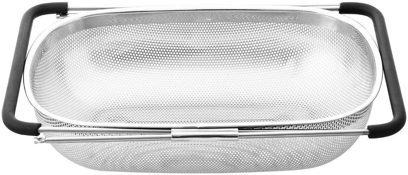 Evona Heavy Duty Retractable Stainless Steel Over The Sink Mesh Kitchen ...