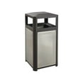 Safco Evos Outdoor/Indoor Steel Waste Receptacle Trash Can 38 Gallon ...