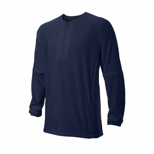 Evoshield Men's Long Sleeve Baseball Bp Jacket Navy M - Walmart ...