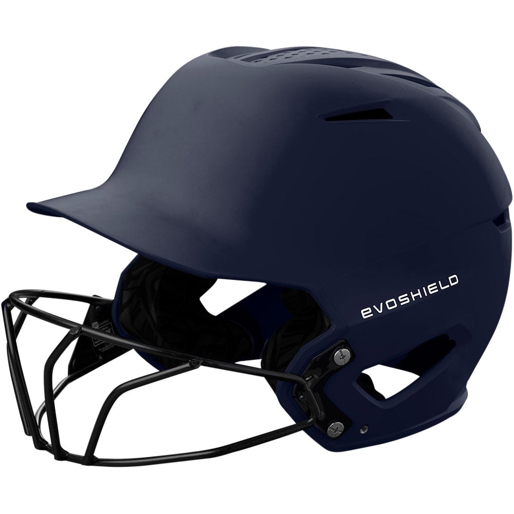 Evoshield Xvt 2.0 Matte Batting Helmet W/Facemask Navy Large/X-Large - Walmart.com