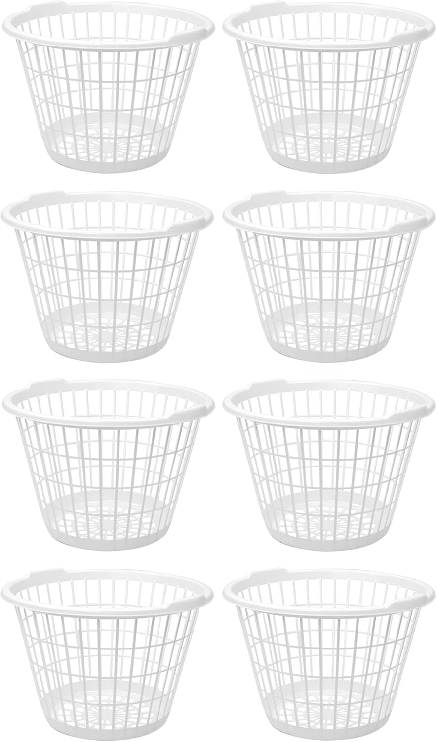 Evou Lightweight Plastic Laundry Baskets Hampers for Clothes Storage ...