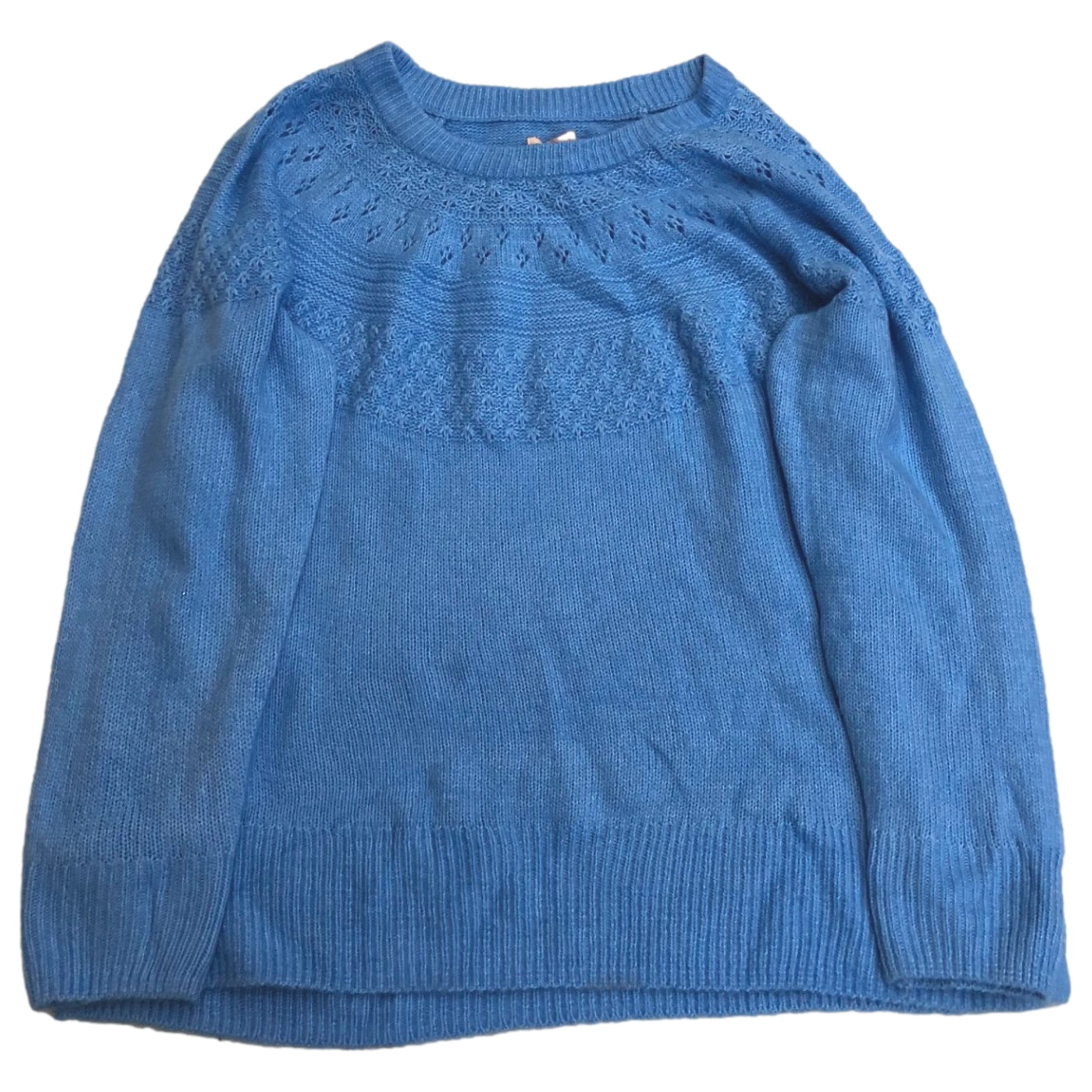Evri Womens Plus Size Soft Blue Speckled Pull-Over Sweater 0X - Walmart.com
