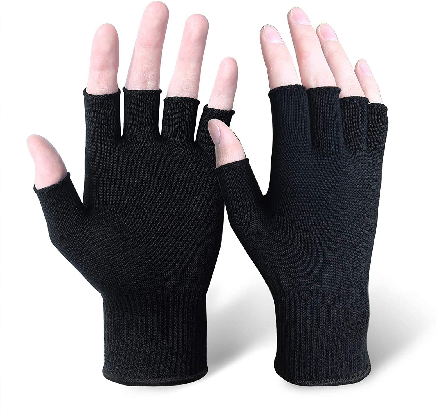 EvridWear Silk Knit Unisex Adult Gloves Eco-friendly Liner Anti-UV ...