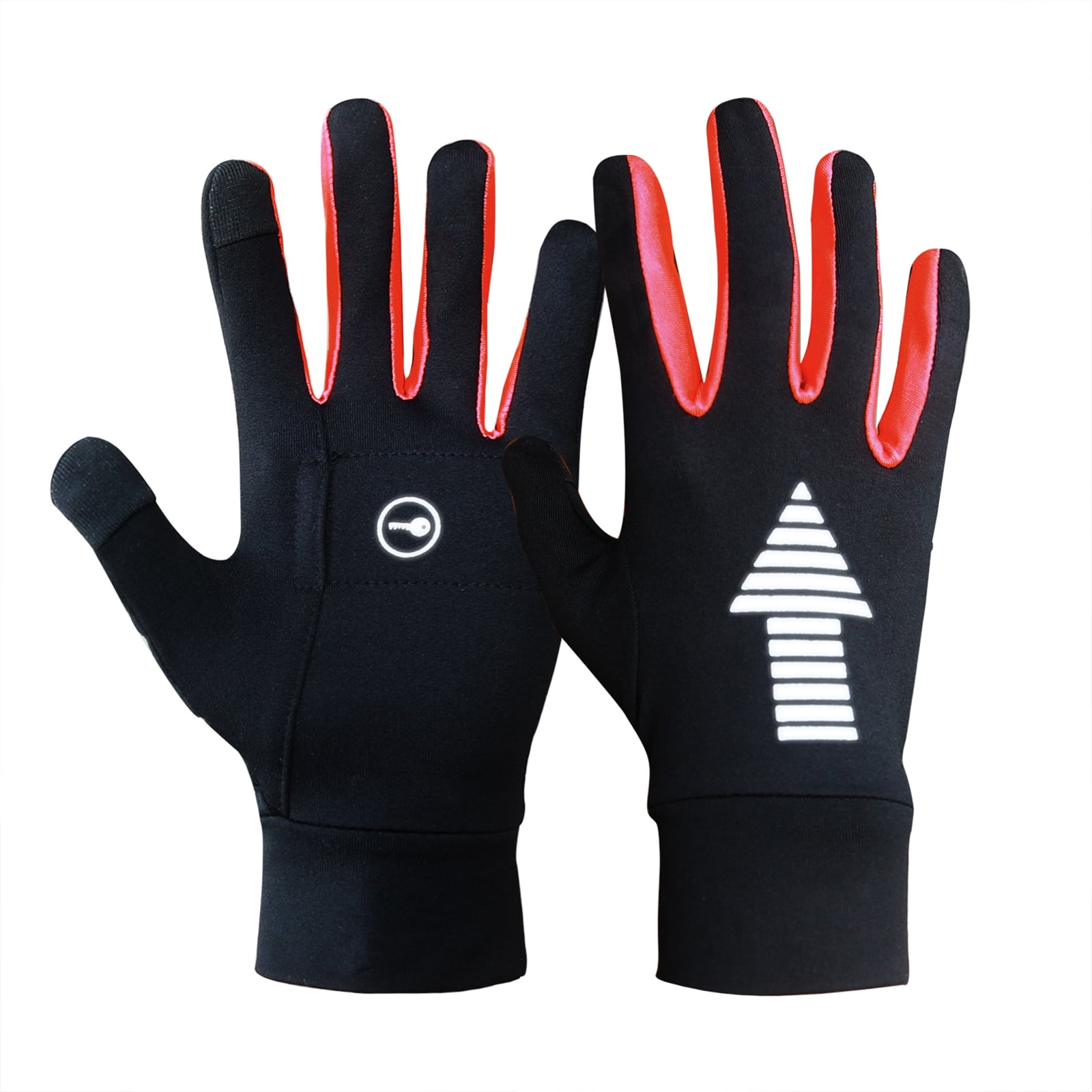 Evridwear Reflective Lightweight Running Cycling Touchscreen Gloves (1 ...