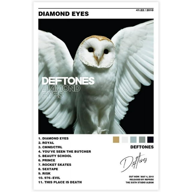 Evryywaa Deftones Poster Diamond Eyes Band Music Album Canvas Poster ...