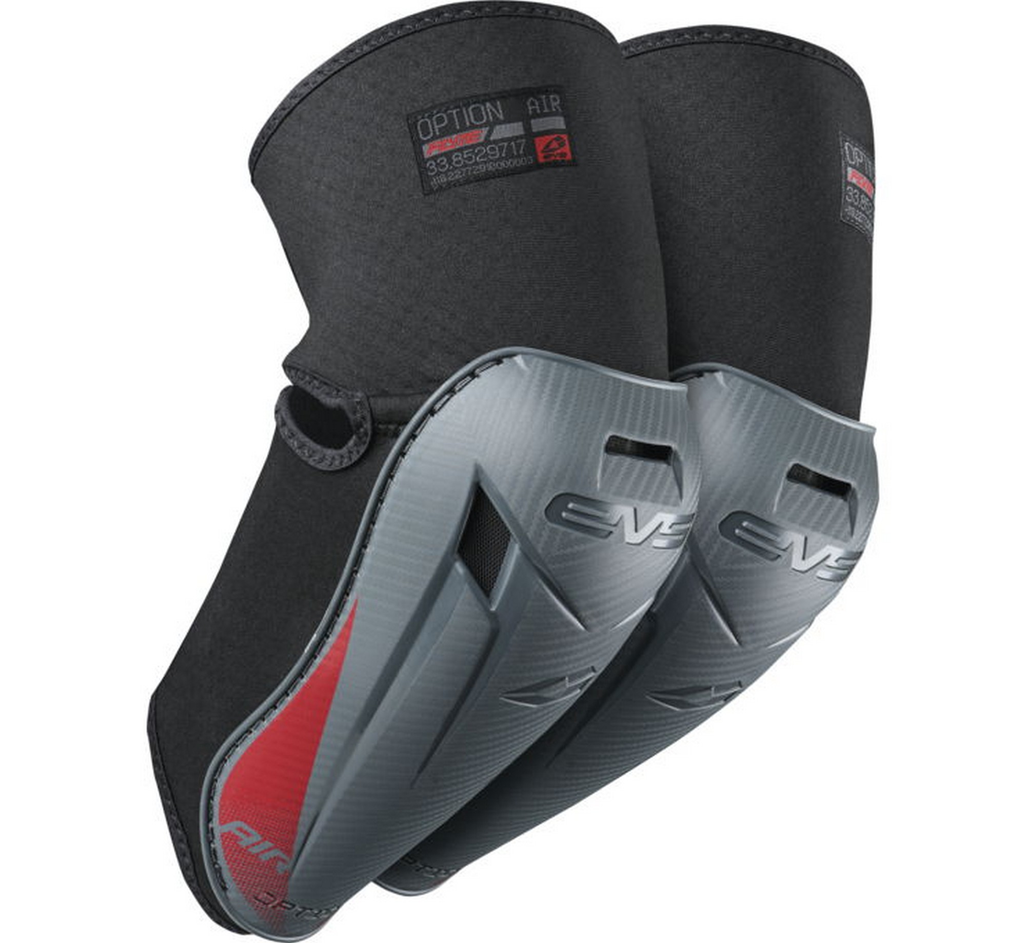 Evs Sports Optae Unisex-Adult Elbow Guards (Gray, 2 Pack OPTAE-BK-A ...