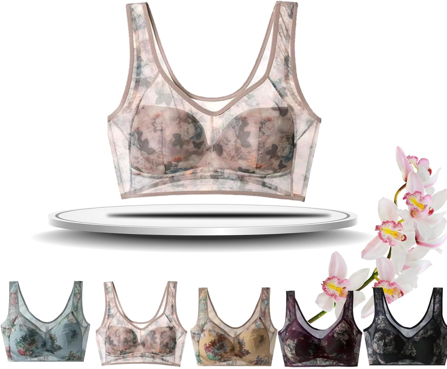 Evylady - Evylady Bras for Seniors,Soft Silk Lace Everyday Comfort Bra ...