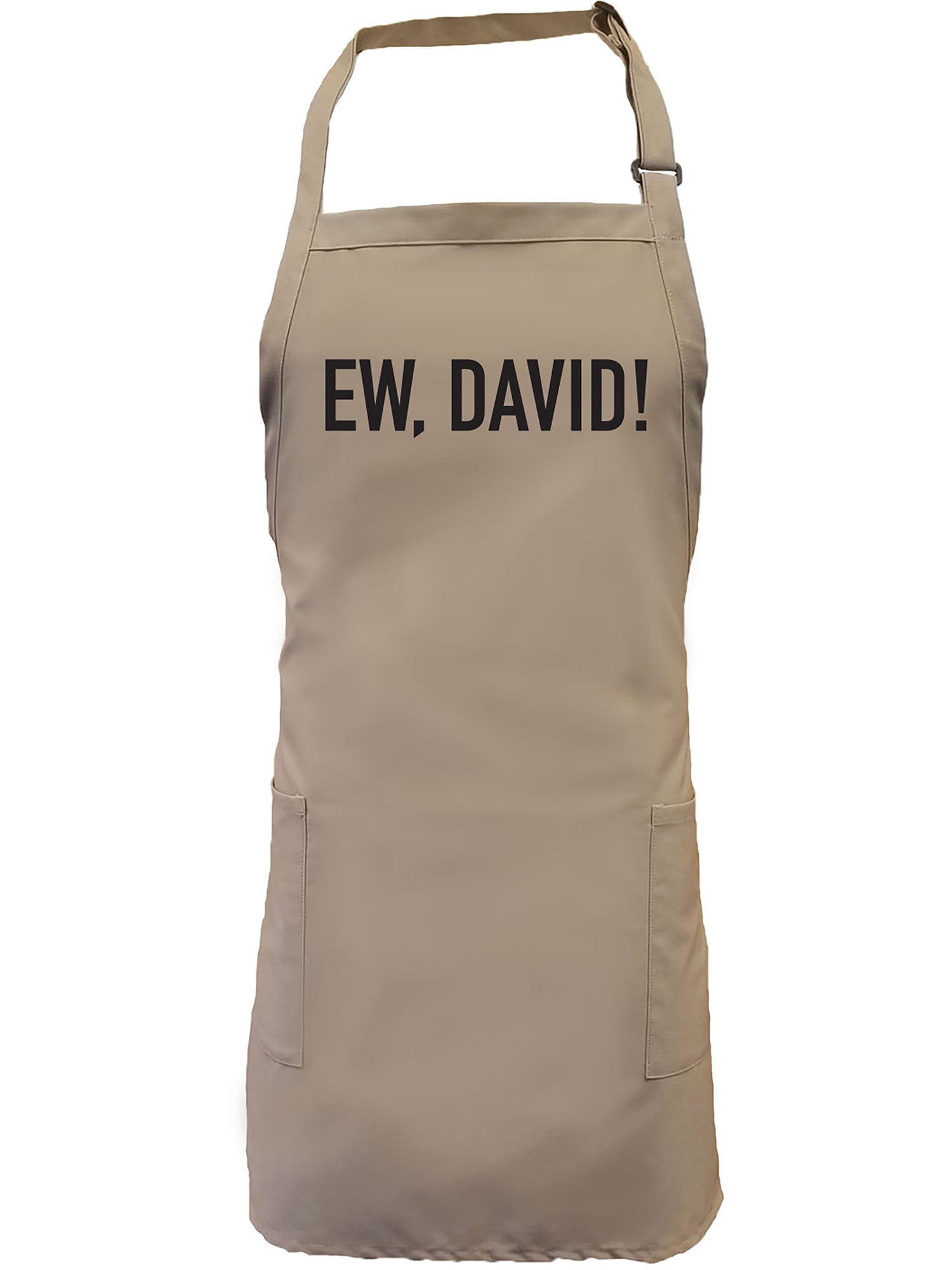 Ew, David! Apron with 2 patch pockets - Walmart.com