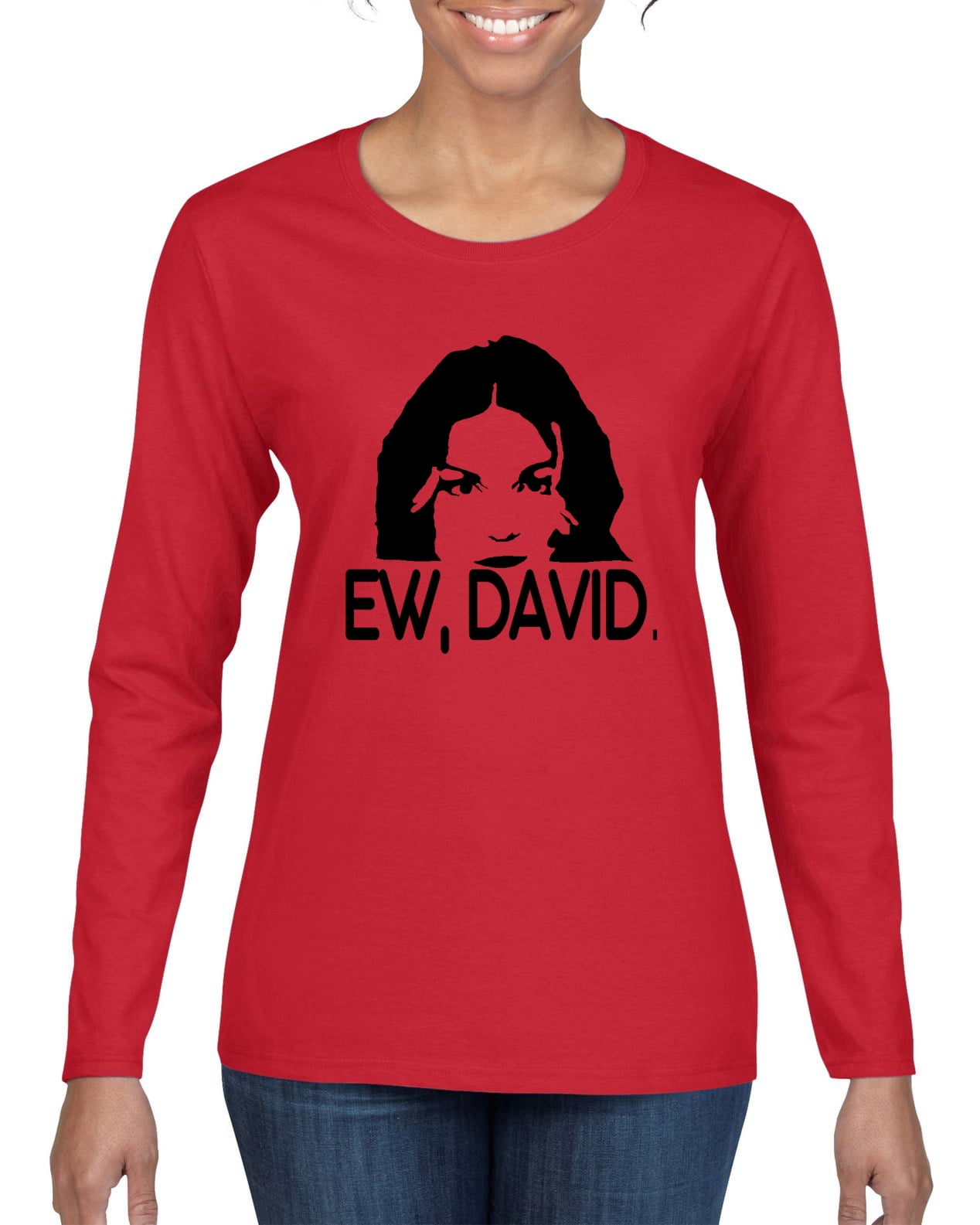 Ew David Funny Schitt's TV Quote Fan Gift Pop Culture Womens Graphic ...