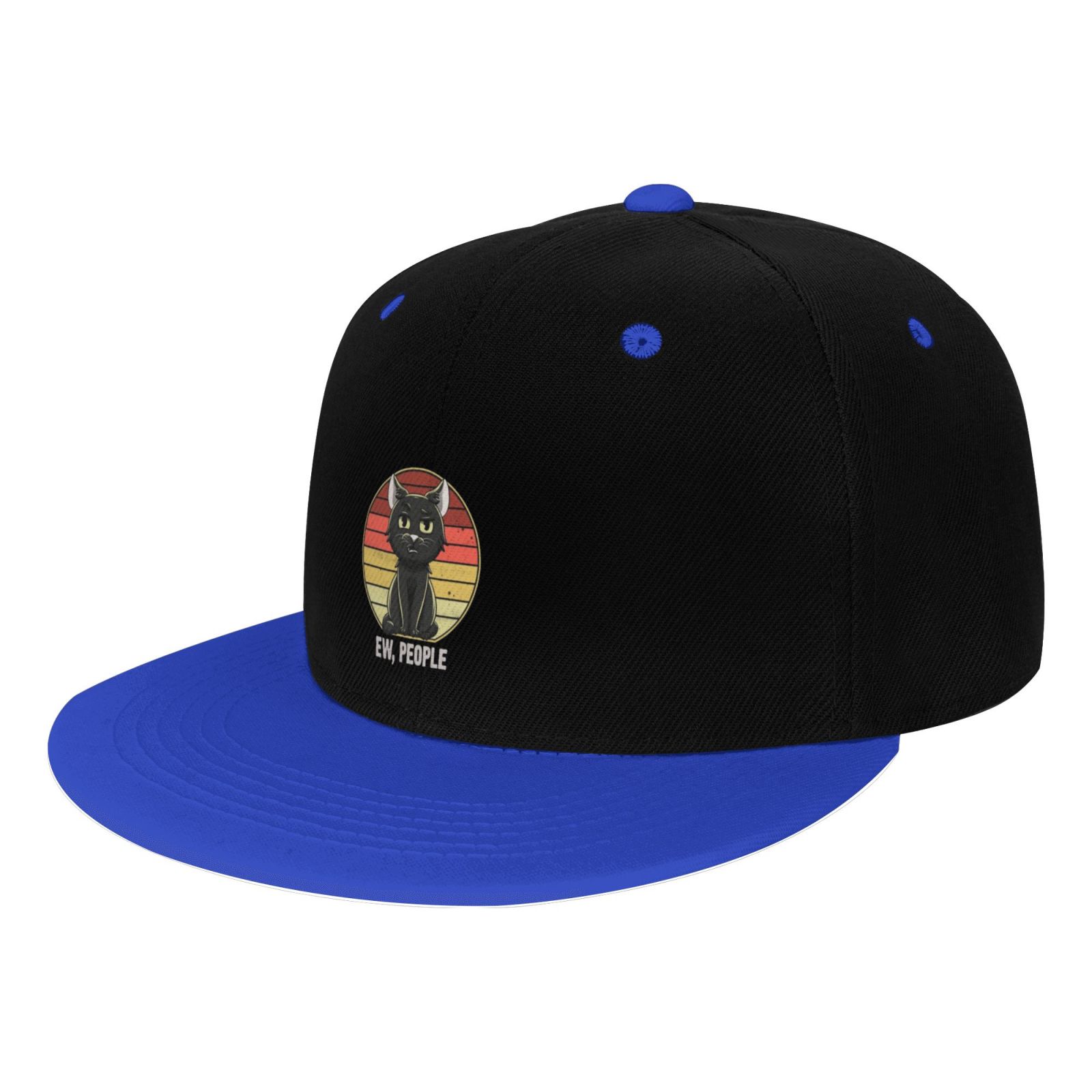 Ew, People Black Cat Baseball Cap - Walmart.com
