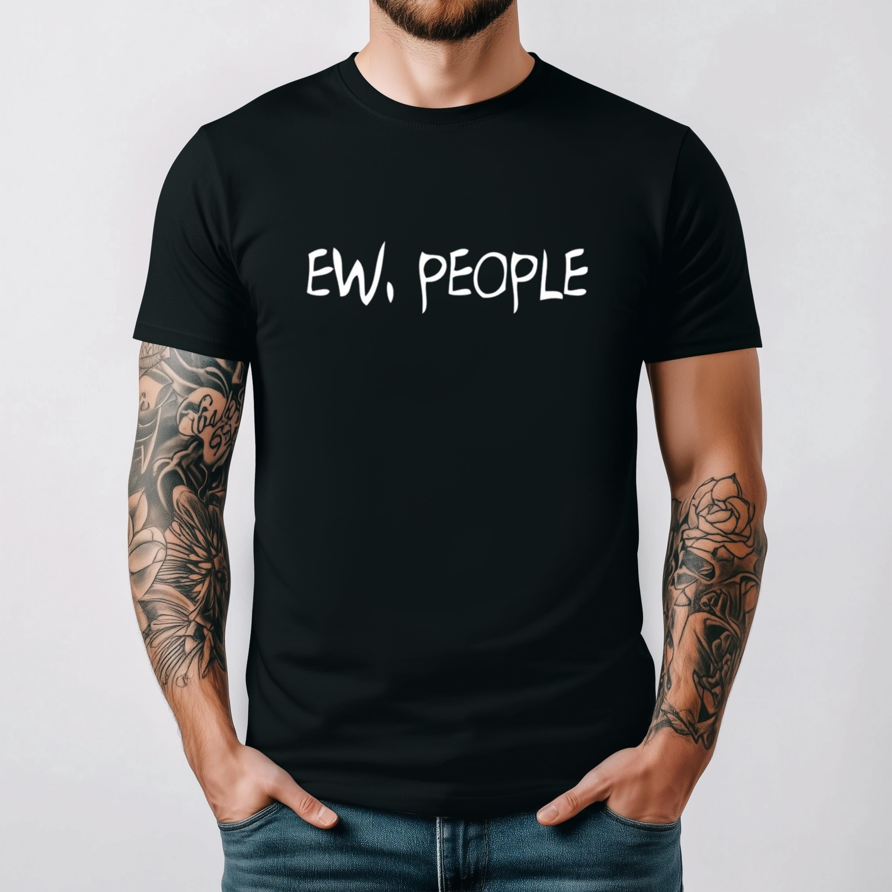 Ew, People t shirt, goth emo statement up to 5XL - Walmart.com