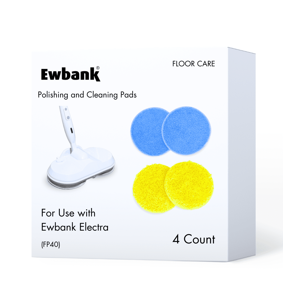 Ewbank Electra Mop Replacement Pads, Washing & Polishing, FP40 Reusable ...