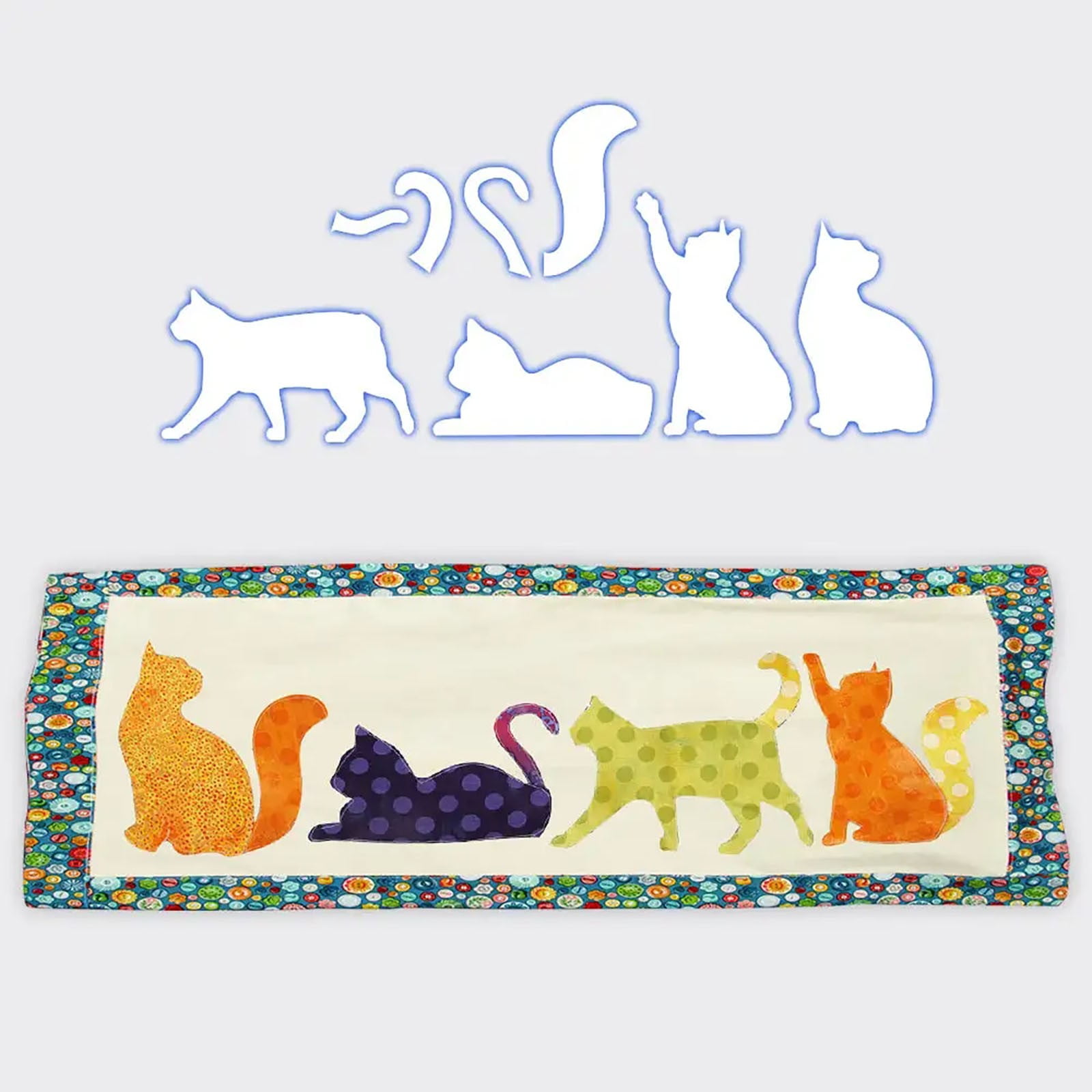 Ewgqwb Clearance 8PCS Cat Pattern Sewing Template，Reusable Cat Shape ...