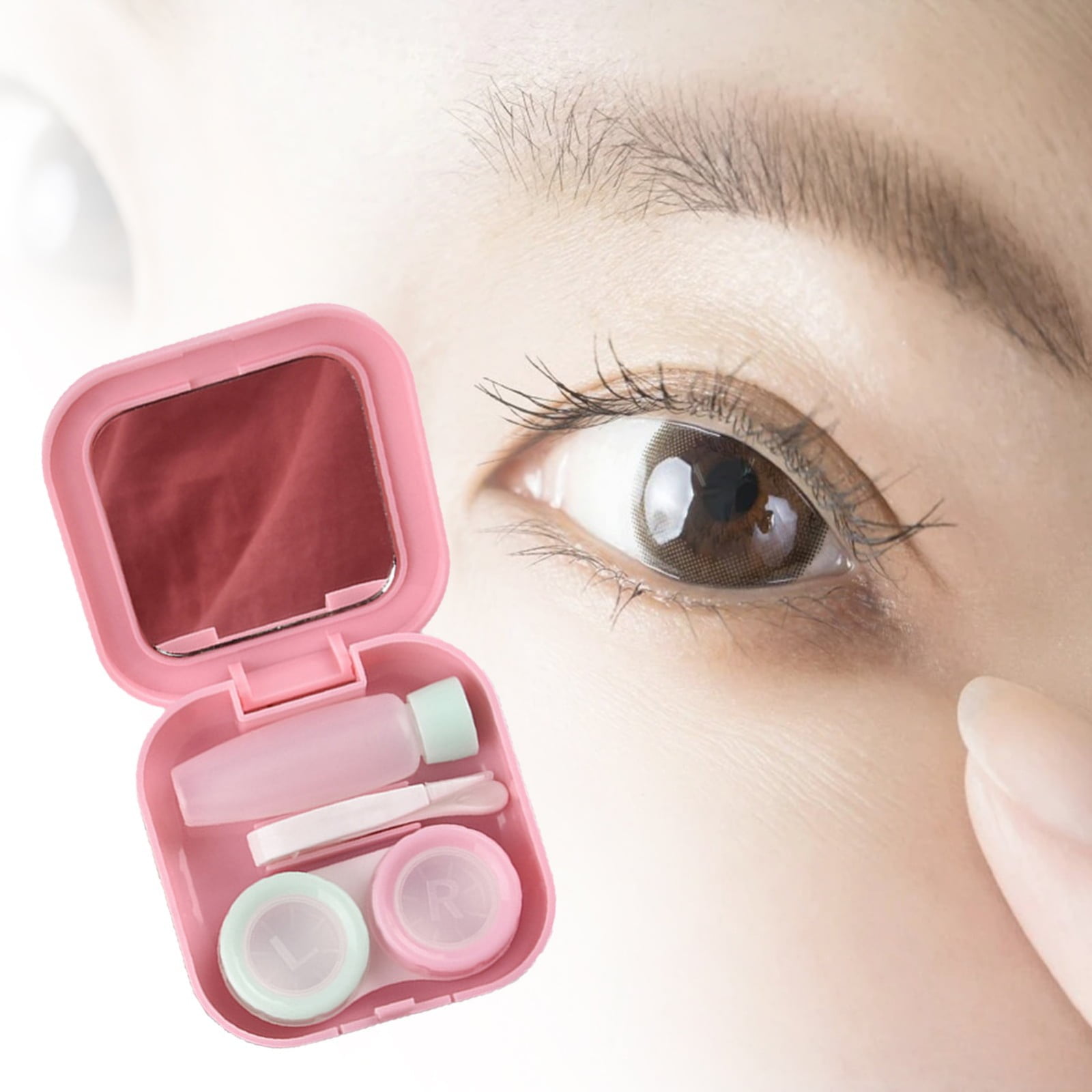 Ewgqwb Clearance Contact Lens Case with Cleaner Washer Contact Case ...