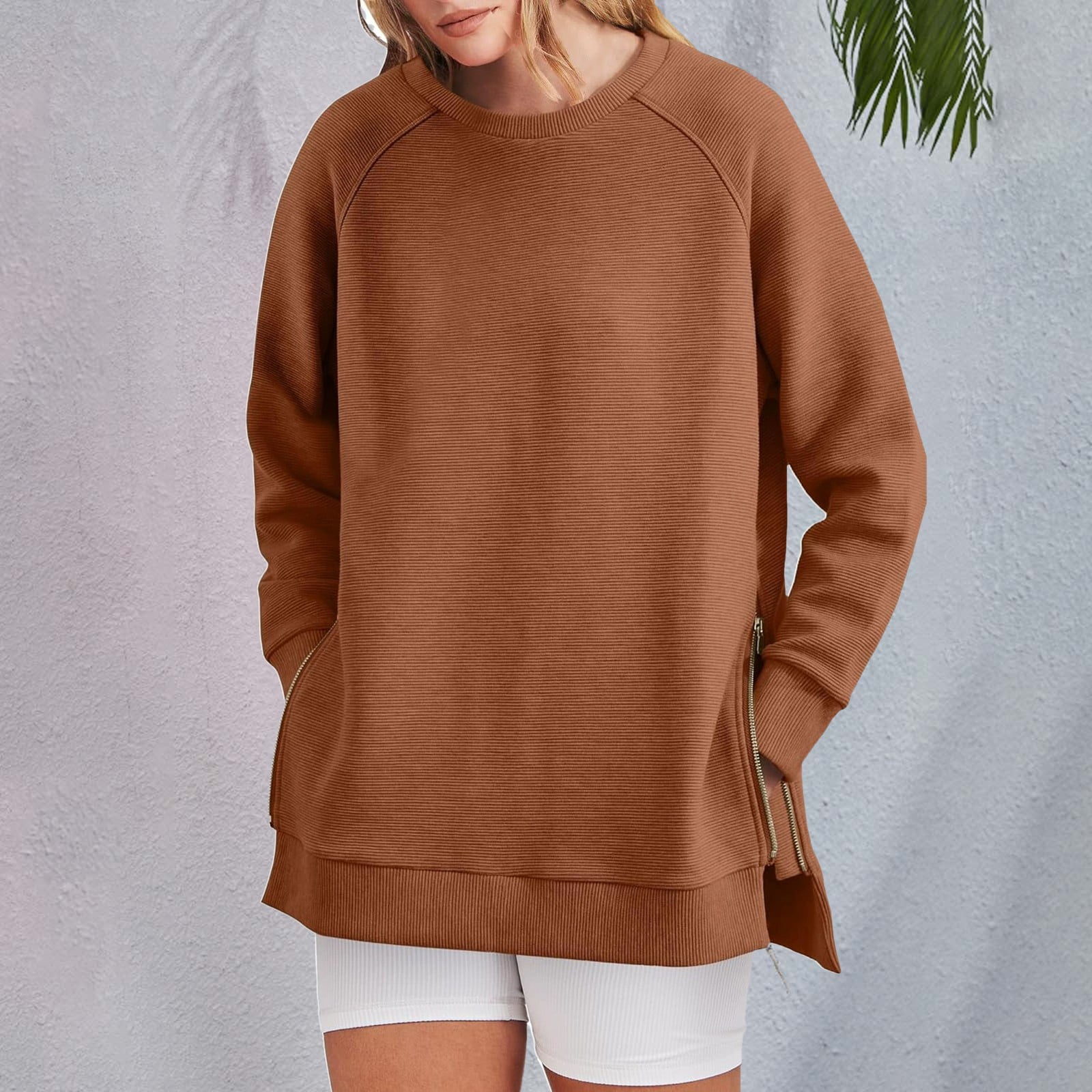 Ewisvgh Women's 2025 Fall Oversized Sweatshirt S-2Xl Oversized Crewneck ...
