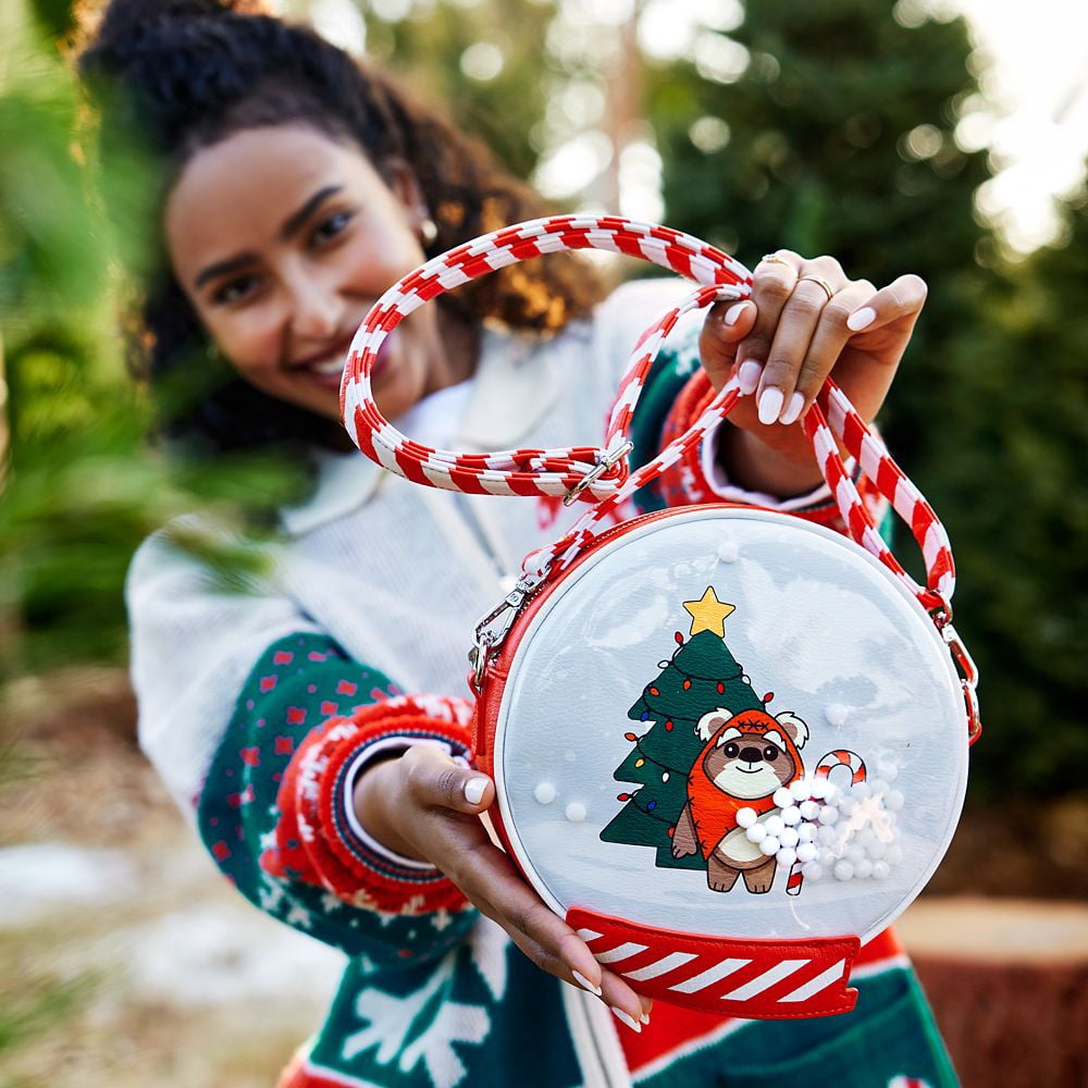 Ewok Holiday Snow Globe - Loungefly Crossbody Bag - Star Wars - Walmart.com