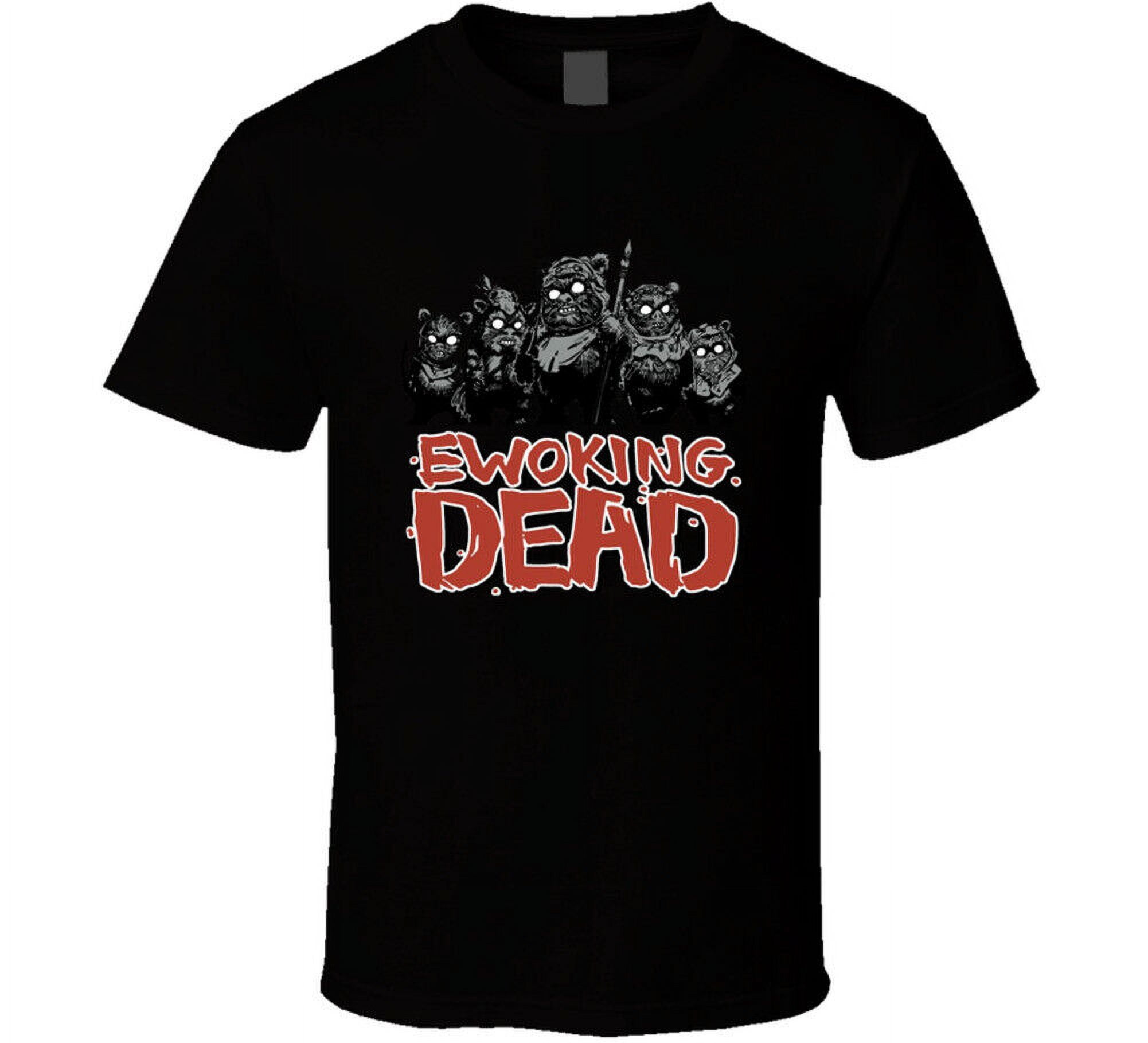 Ewoking Dead Walking Dead Parody Crossover Movie Tv Tshirt - Walmart.com