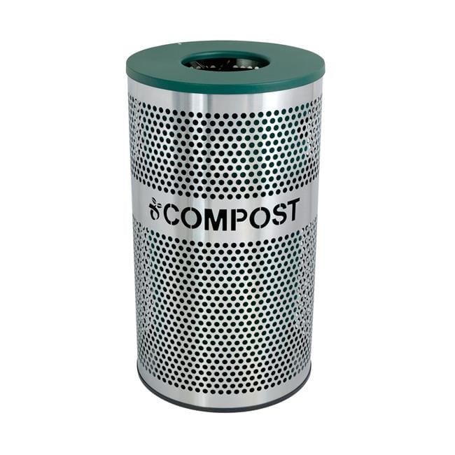Ex-Cell Kaiser 33 gal Stainless Steel Venue Collection Compost ...