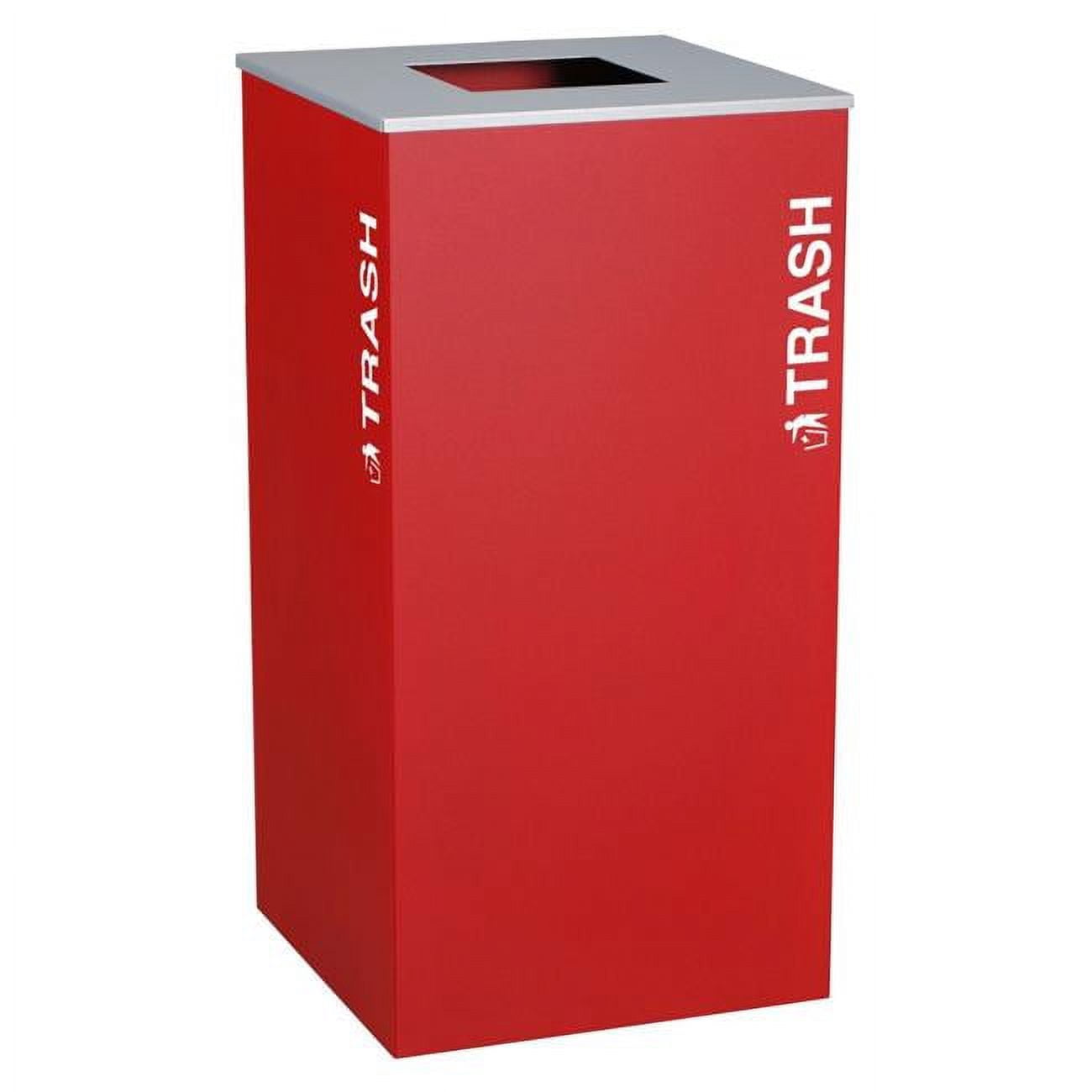 Ex-Cell Kaiser RC-KD36-T RBX 36 Gallon Trash Recycling Bin, Ruby ...