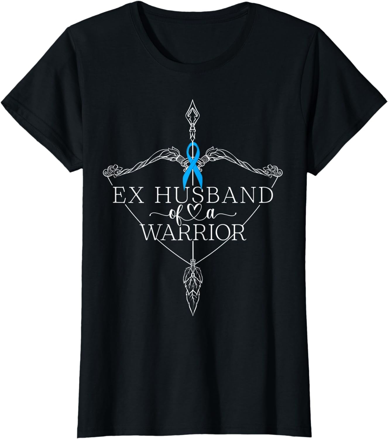 Ex Husband Of A Warrior Colon Cancer Awareness Support Squad T-Shirt ...