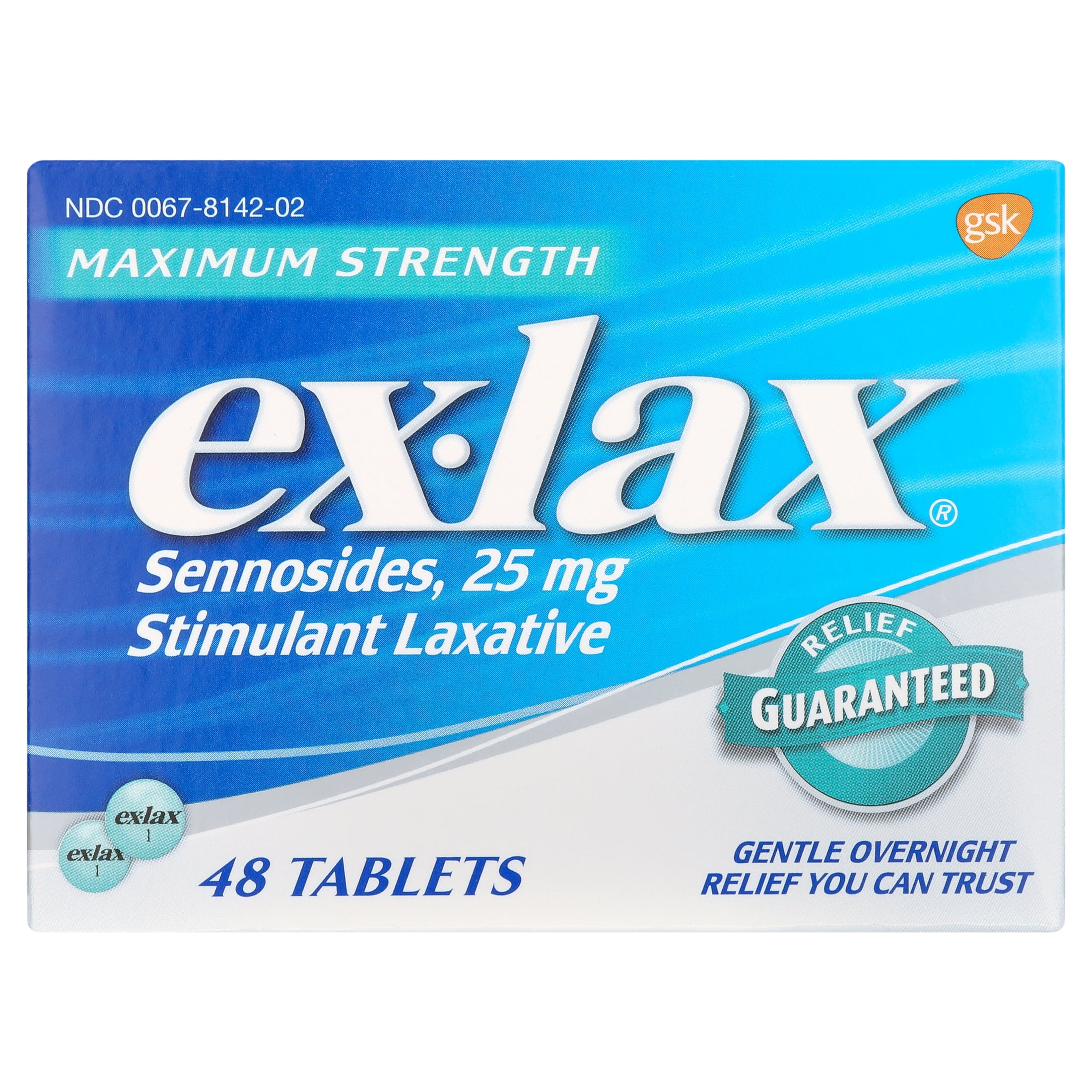 Ex-Lax Maximum Strength Stimulant Laxative Constipation Relief Pills ...