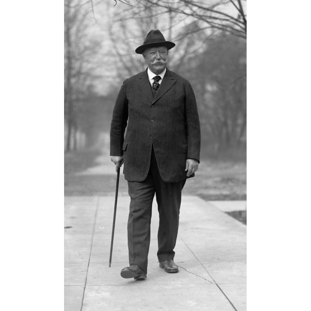 Ex-President William Howard Taft In October 1923 When He Was Chief ...