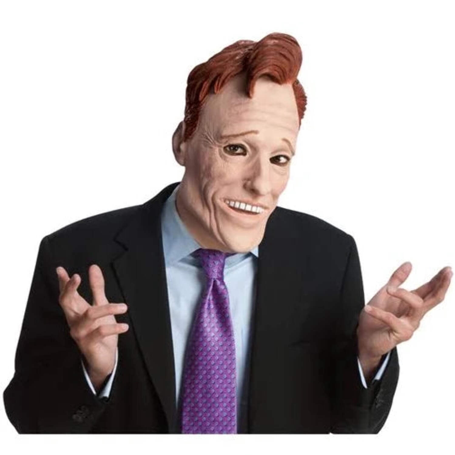 Conan O'Brien Realistic Latex Mask, Adult Costume Accessory, Ex-Talk ...