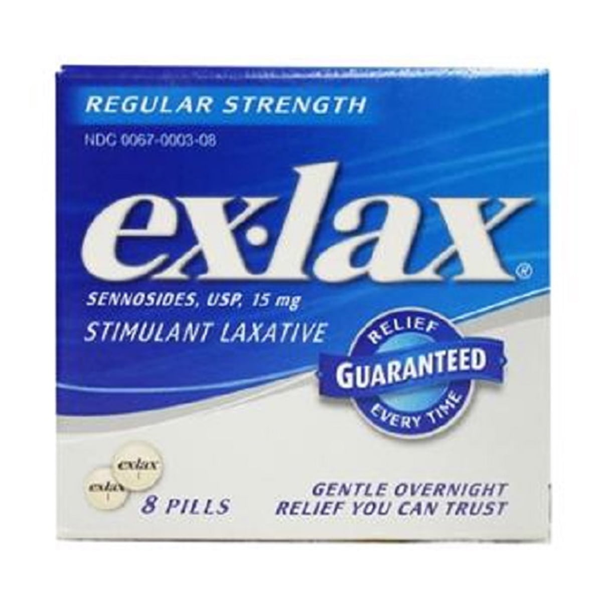 Ex-lax Regular Strength Stimulant Laxative, 8 Pills - Walmart.com