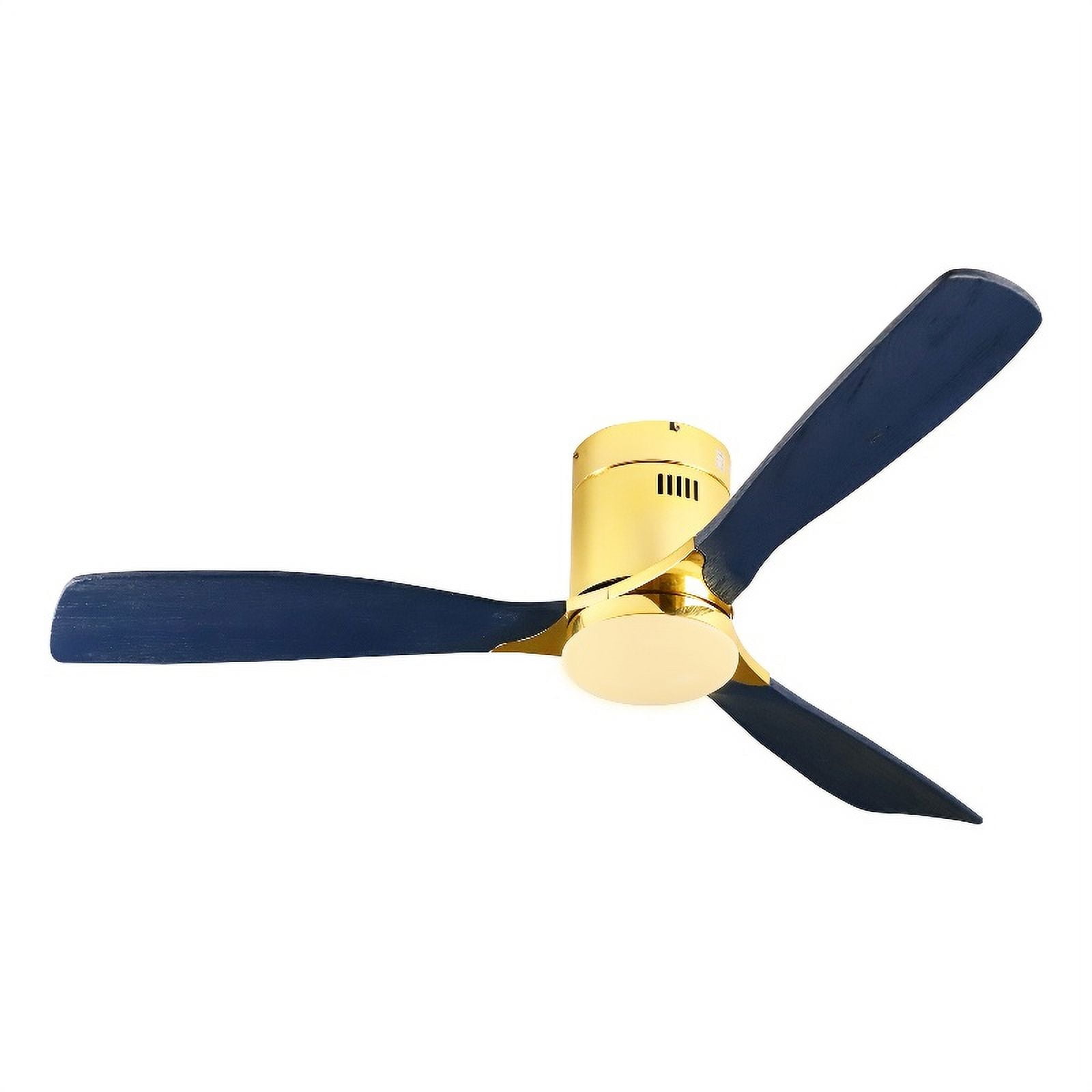 ExBrite 52" Modern Metal Ceiling Fan with Light and Remote Control in ...
