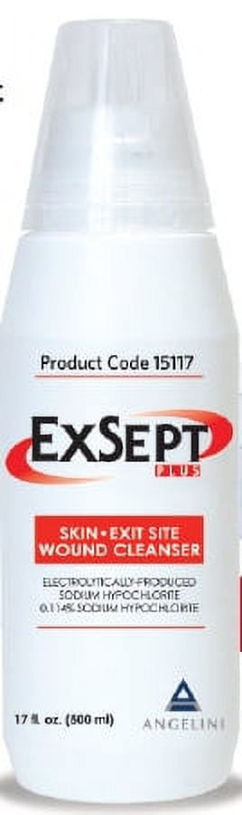 ExSept Plus Wound Cleanser 500 mL Pump Bottle NonSterile Antimicrobial ...