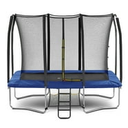Jumpking Rectangle 10 x 14' Trampoline, with Enclosure, Blue/Yellow ...